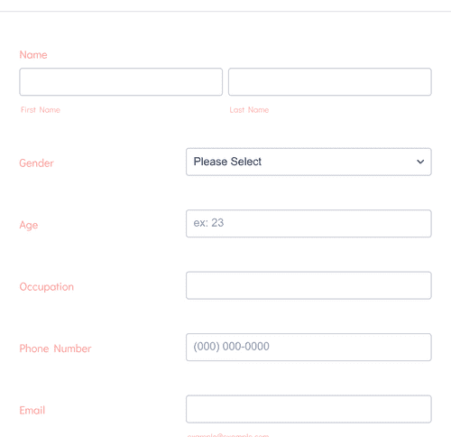 Nail Salon Client Intake Form Template | Jotform