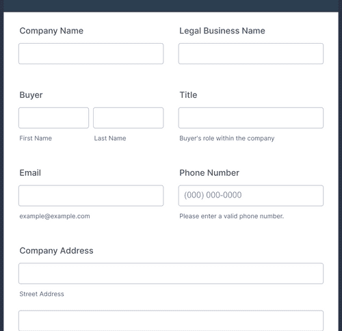 New Account Information Form Template | Jotform