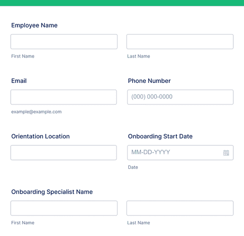 New Hire Orientation Survey Template Form Template | Jotform