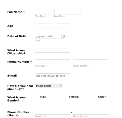 New International Student Application Form Template | Jotform