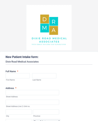New Patient Intake Form Template | Jotform