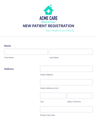 New Patient Registration Form