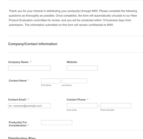 New Product Evaluation Form Template | Jotform