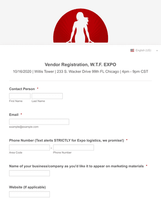 New Vendor Setup Form Template | Jotform