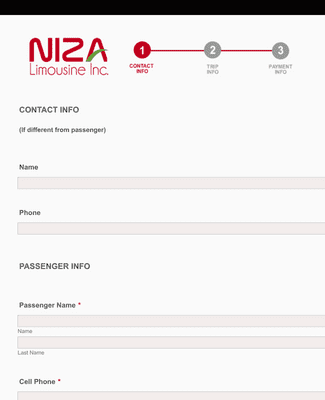 Car Service Reservation Form Template | Jotform