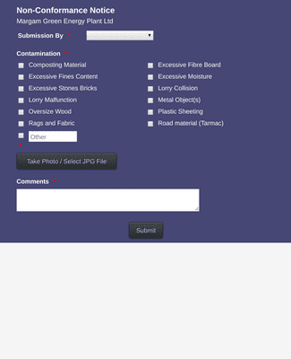 Non Conformance Notice Form Template | Jotform