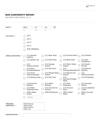 Non Conformity Report Form (NCR) Form Template | Jotform