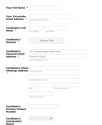 Offer Letter Submission Form Template | Jotform