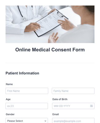 Online Medical Consent Form Template | Jotform