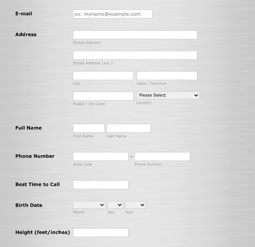 Online Wellness Evaluation Form Template | Jotform
