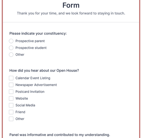 Open House Feedback Form Template | Jotform