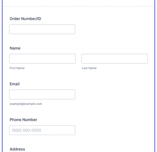 Order Cancellation Form Template | Jotform