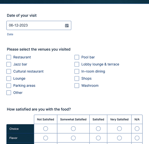 Outlet Evaluation Form Template | Jotform