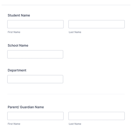 Parent Consent Form for Student Form Template | Jotform