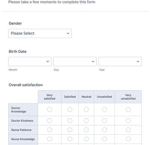 Patient Feedback Form Template | Jotform