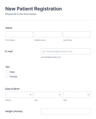 Patient Review Form Template | Jotform
