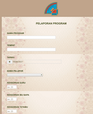 PELAPORAN PROGRAM S3 Form Template | Jotform