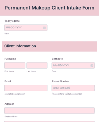 Permanent Makeup Questionnaire | Saubhaya Makeup