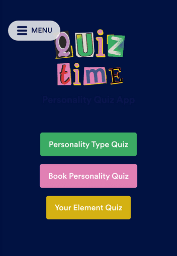Personality Quiz App Template | Jotform