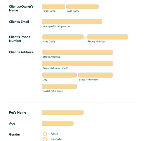 Pet Photography Order Form Template | Jotform