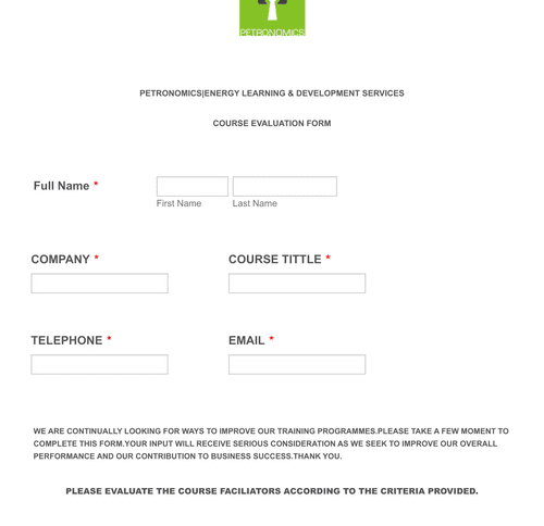 Service Evaluation Form Template | Jotform