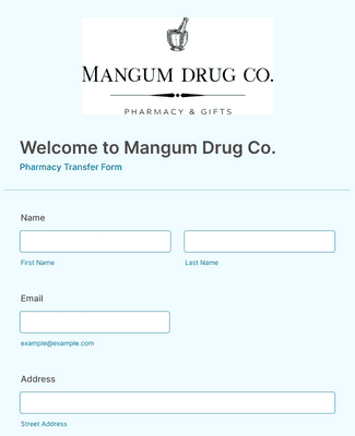 Pharmacy Transfer Form Template | Jotform