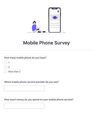 Phone Survey Form Template | Jotform