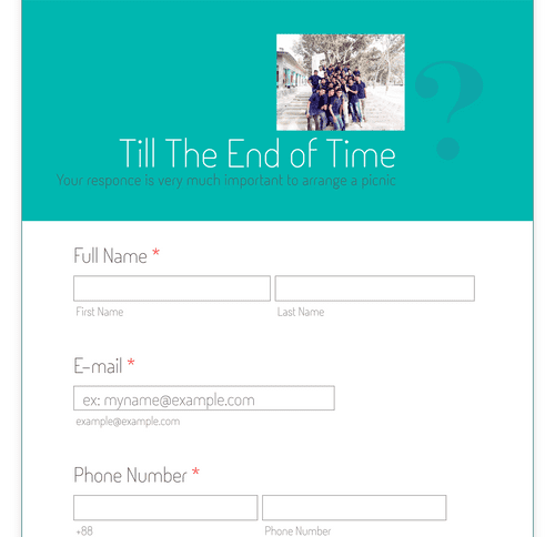 Picnic Form Template | Jotform
