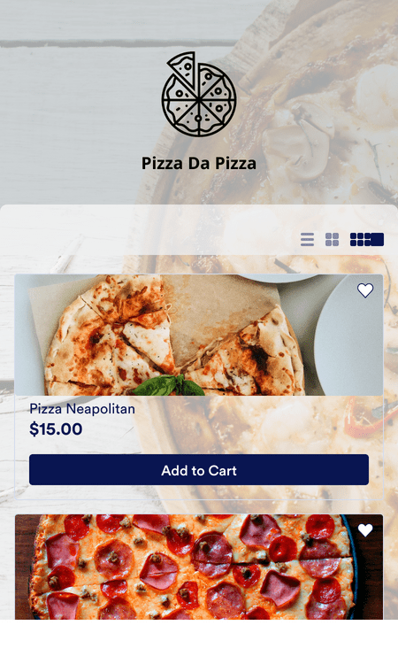 Pizza Delivery App Template | Jotform