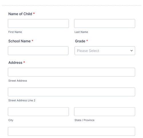 Player Registration Form Template | Jotform