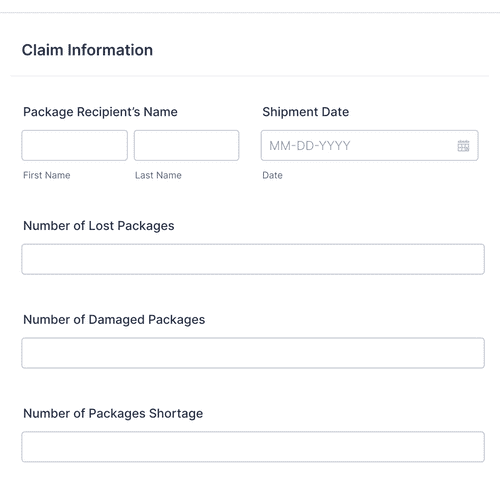 Post Office Claim Form Template | Jotform