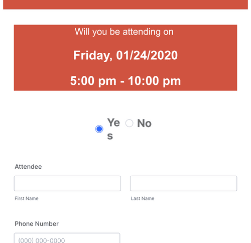 Potluck Invitation Form Template | Jotform