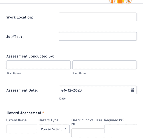 PPE Hazard Assessment Form Template | Jotform