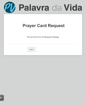 Prayer Card Design Request Form Template | Jotform