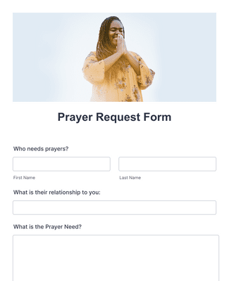 Prayer Request Form Template | Jotform