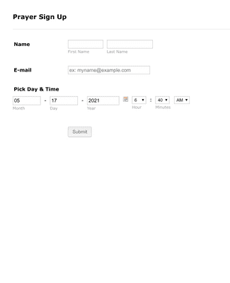 Church Directory Form Template | JotForm