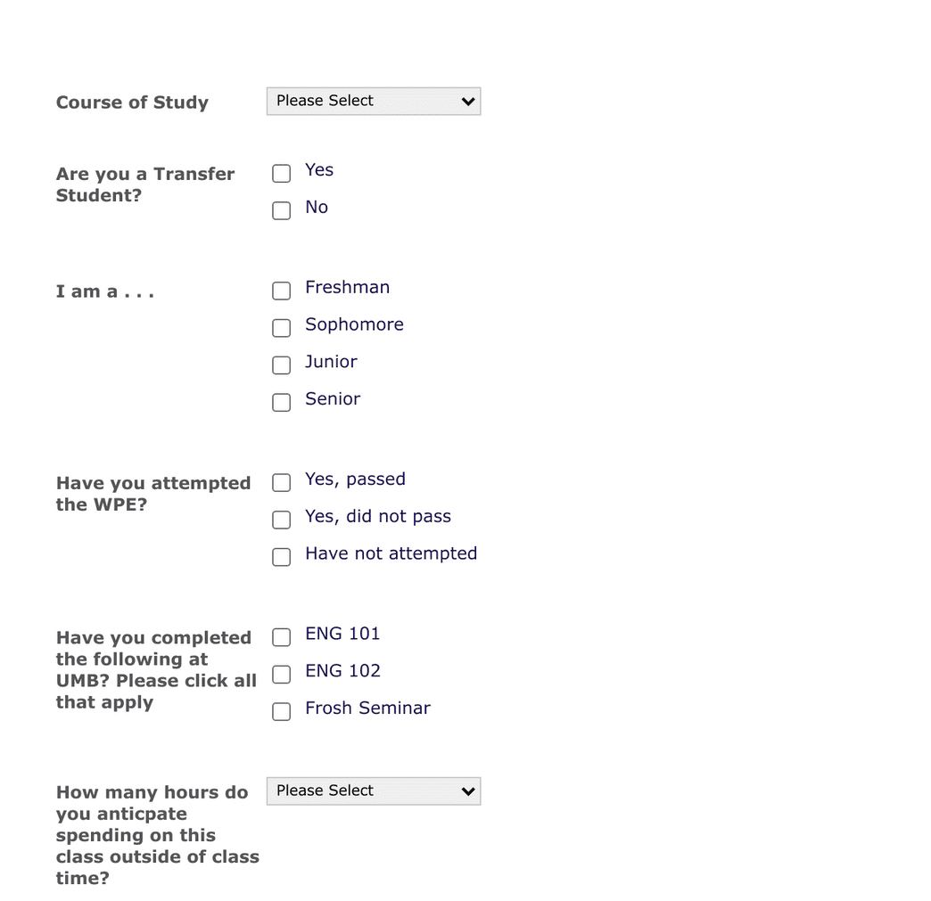 Pre-Class Survey Form Template | Jotform