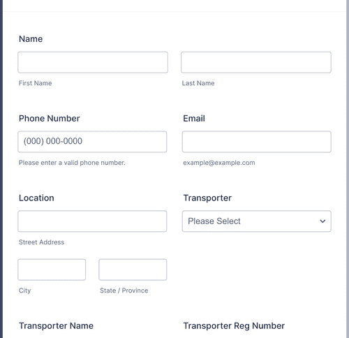 Pre Loading Checklist Form Template | Jotform