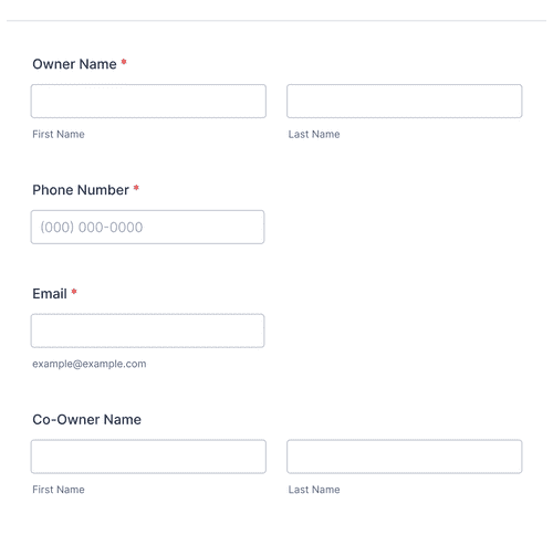 Pre-Market Listing Questionnaire Form Template | Jotform