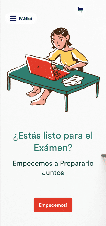 Preparación de Exámenes App Plantilla | Jotform