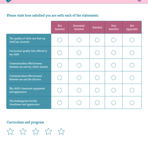 Preschool Parent Survey Form Template | Jotform