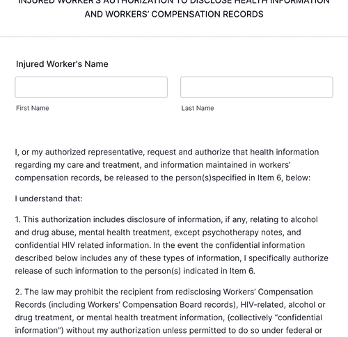 Privacy Release Form Template | Jotform