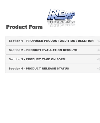 Product Master Form Template | Jotform