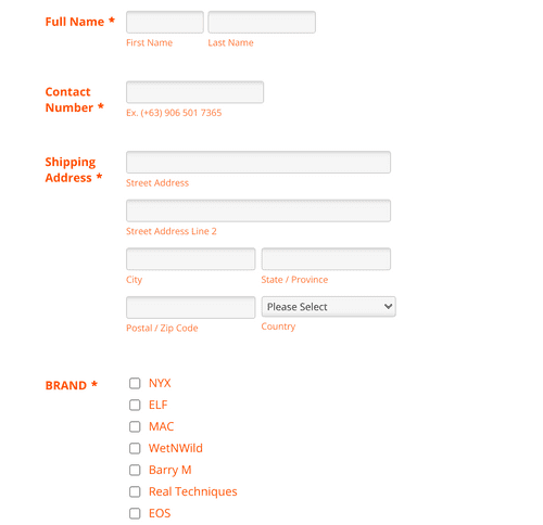Product Pre-Order Form Template | Jotform