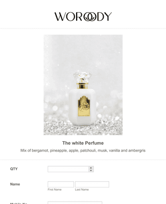 product purchase form (perfume) Form Template | Jotform