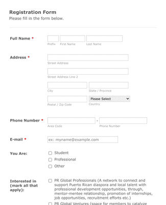 Professional Development Workshop Registration Form Template | Jotform