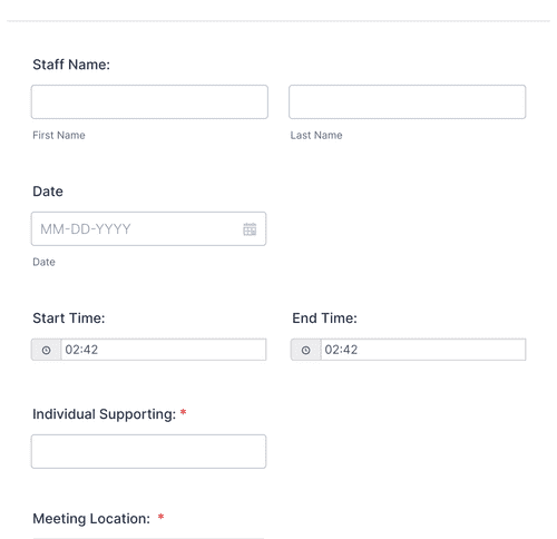 Progress Note Form Template | Jotform
