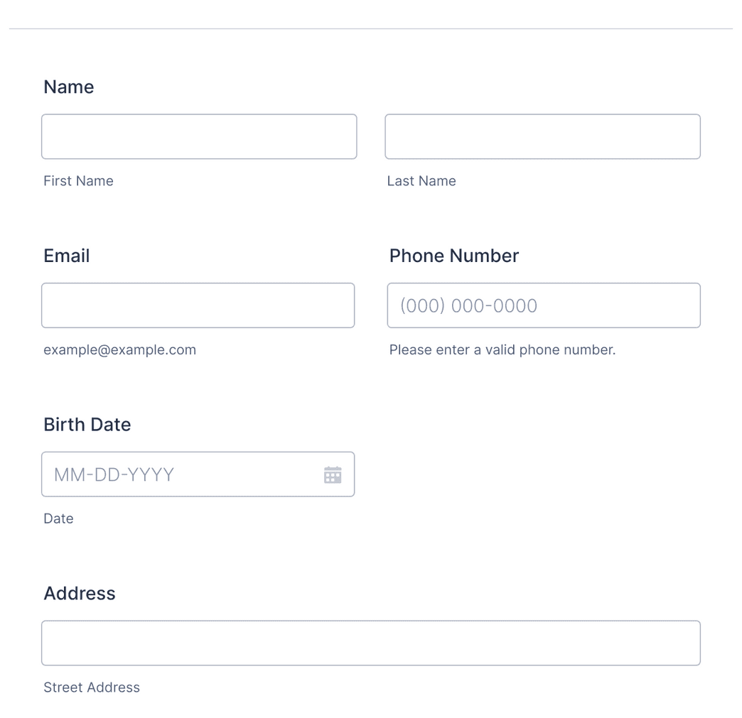 Project Manager Application Form Template | Jotform