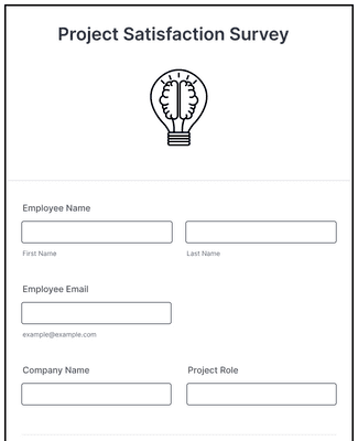 Project Satisfaction Survey Form Template | Jotform