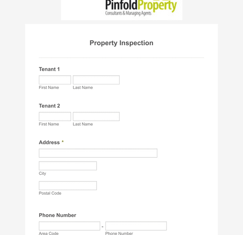 Property Inspection Report Form Template | Jotform